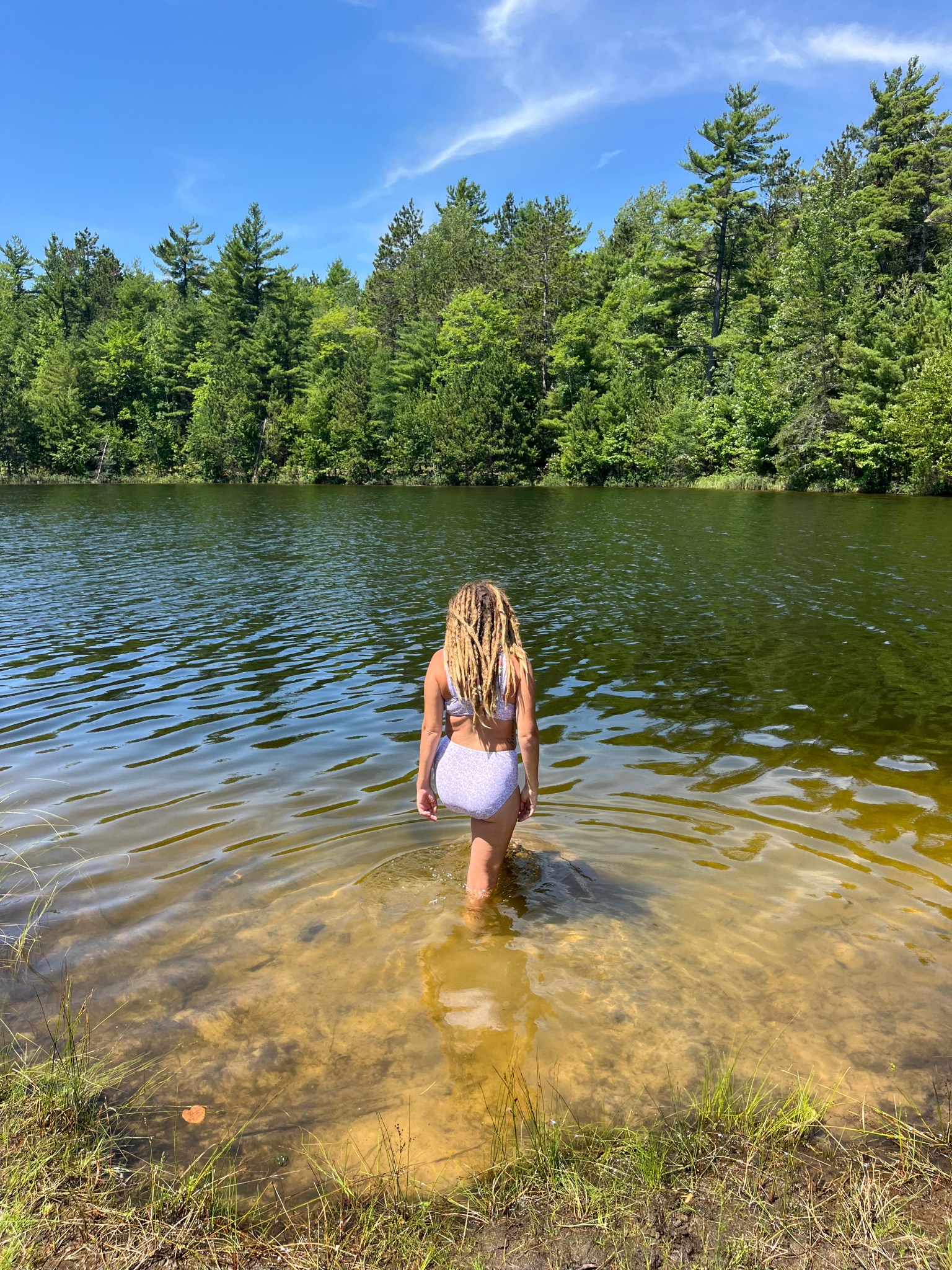 Free Boondocking at Castle Rock Ponds, Michigan | Swimming, Fishing ...